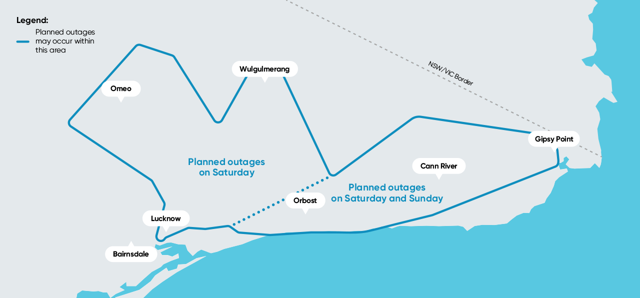 Bushfire mitigation works in East Gippsland - AusNet